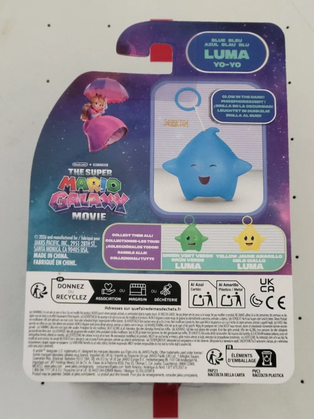 Jakks Pacific | Toys | The Super Mario Galaxy Movie Yoyo Luma Star Blue ...
